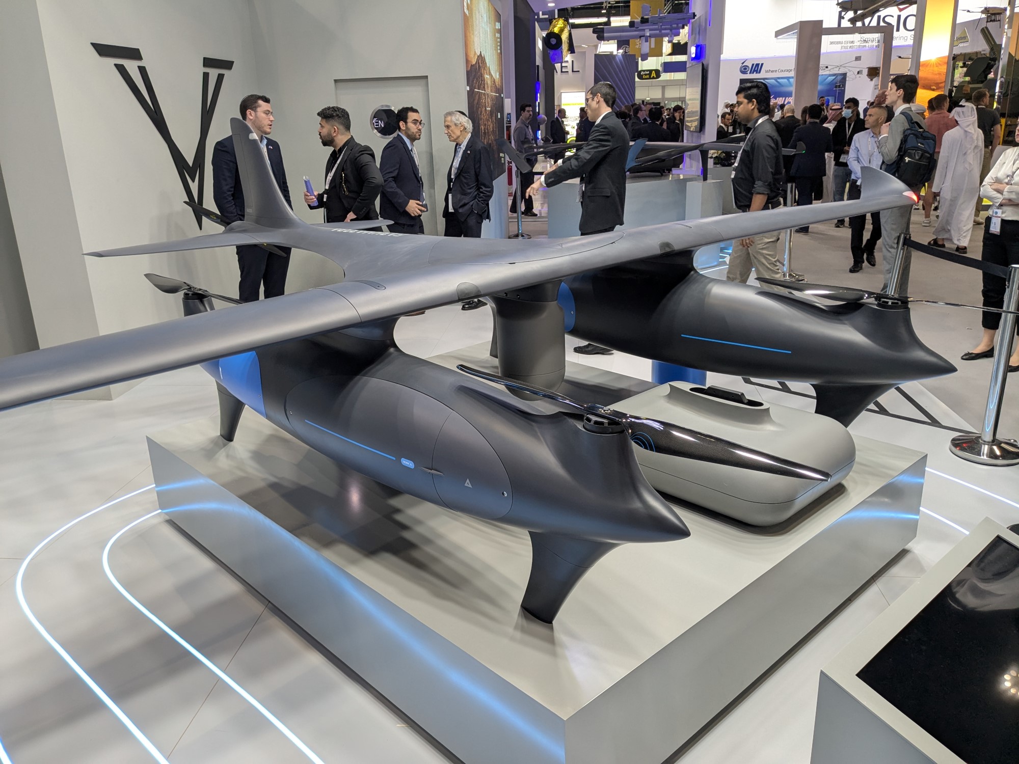 IDEX 2025: Heven Drones unveils new hydrogen-powered UAV called the Raider - Heven Drones